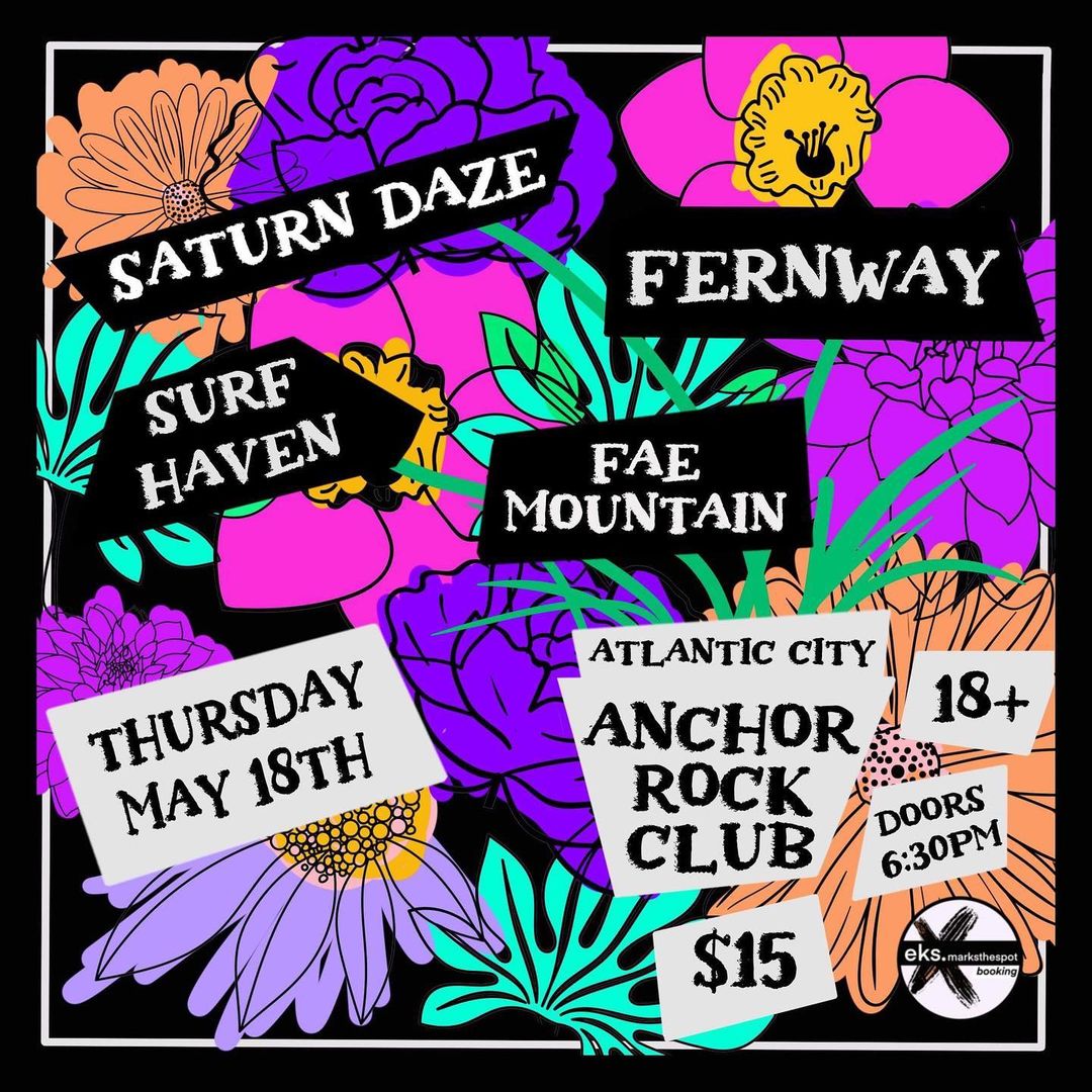 Fernway Tickets at Anchor Rock Club in Atlantic City by Anchor Rock ...