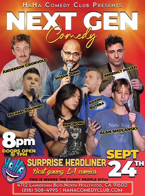 Next Gen Comedy Tickets at Ha Ha Comedy Club in Los Angeles by Haha ...