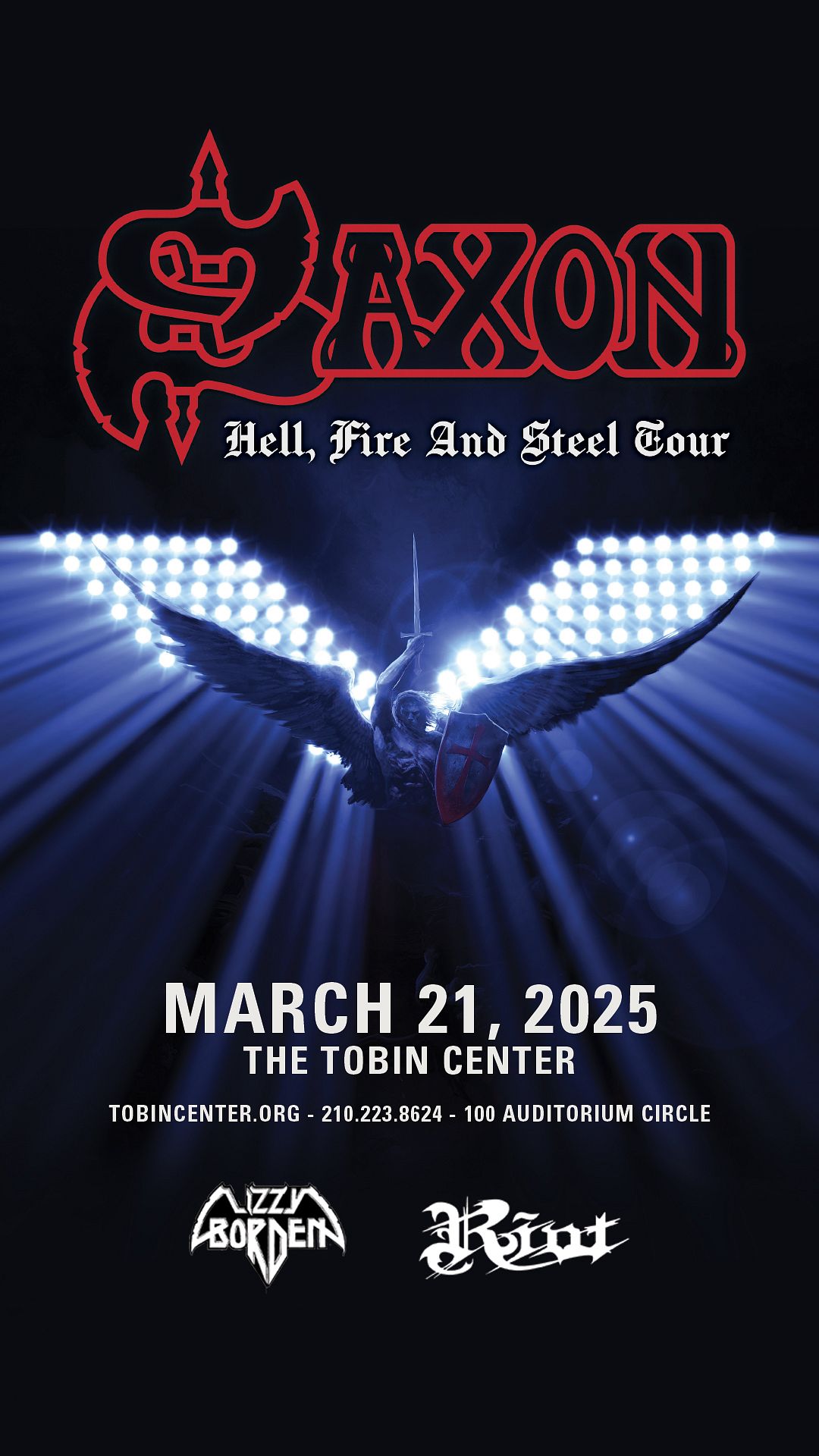 Saxon (San Antonio) Tickets at The Tobin Center - H.E.B Performance ...