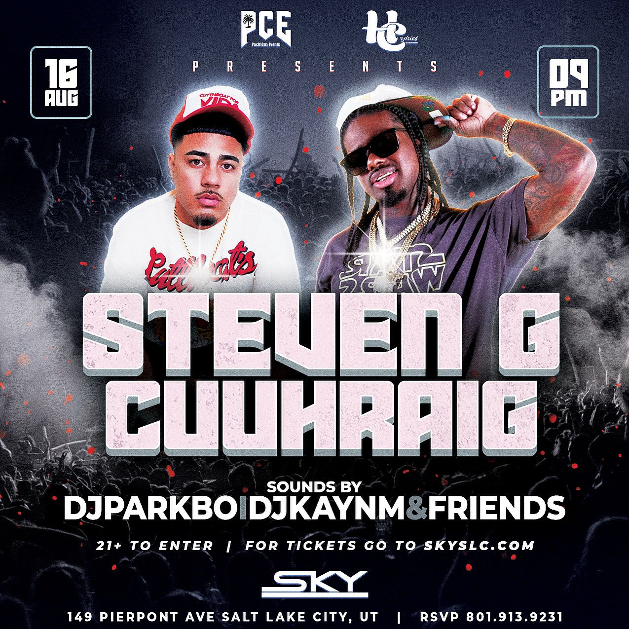 STEVEN G at SKY Tickets at Sky SLC in Salt Lake City by SKY SLC | Tixr