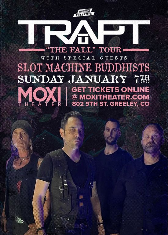 TRAPT "The Fall Tour" with Special Guests: Slot Machine Buddhists ...