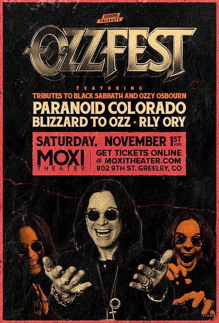 OZZFEST Holloween Party: Tributes to Black Sabbath and Ozzy Osbourn ...