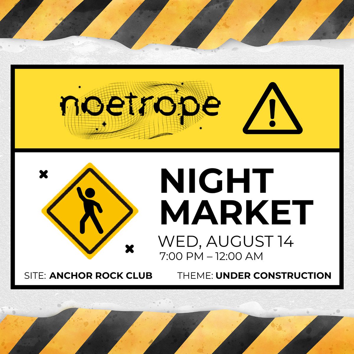 NIGHT MARKET - UNDER CONSTRUCTION Tickets at Anchor Rock Club in ...