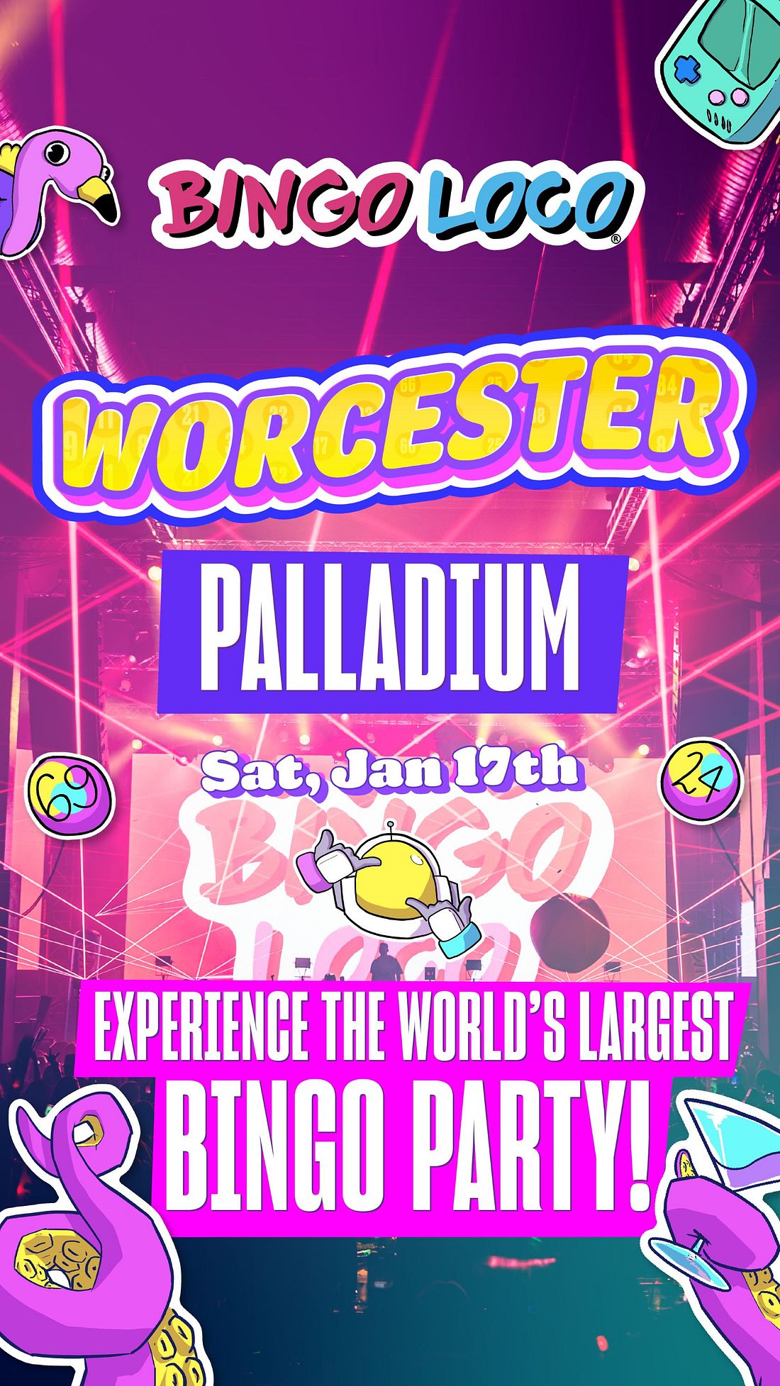 Bingo Loco - Early Show (21+) Tickets at The Palladium in Worcester by ...