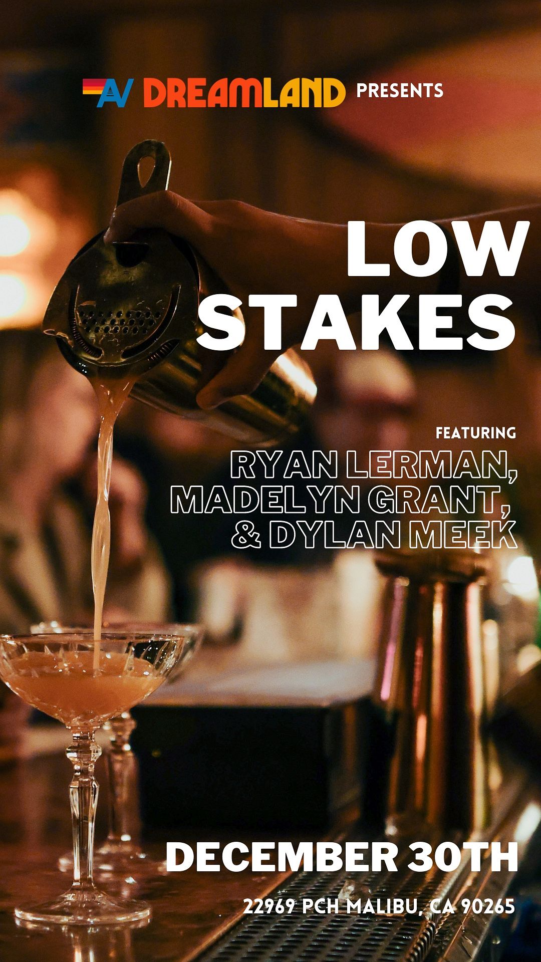The Low Stakes ft Ryan Lerman & Madelyn Grant Tickets at Aviator Nation ...