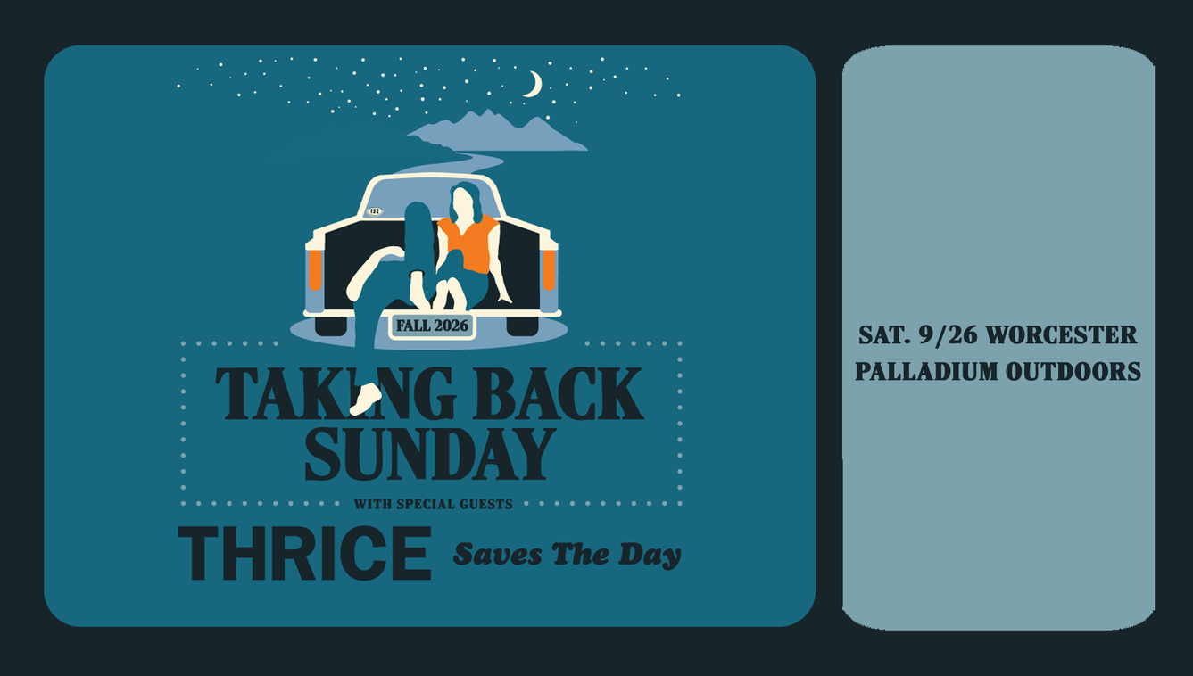 TAKING BACK SUNDAY Tickets at Palladium Outdoors in Worcester, MA by ...