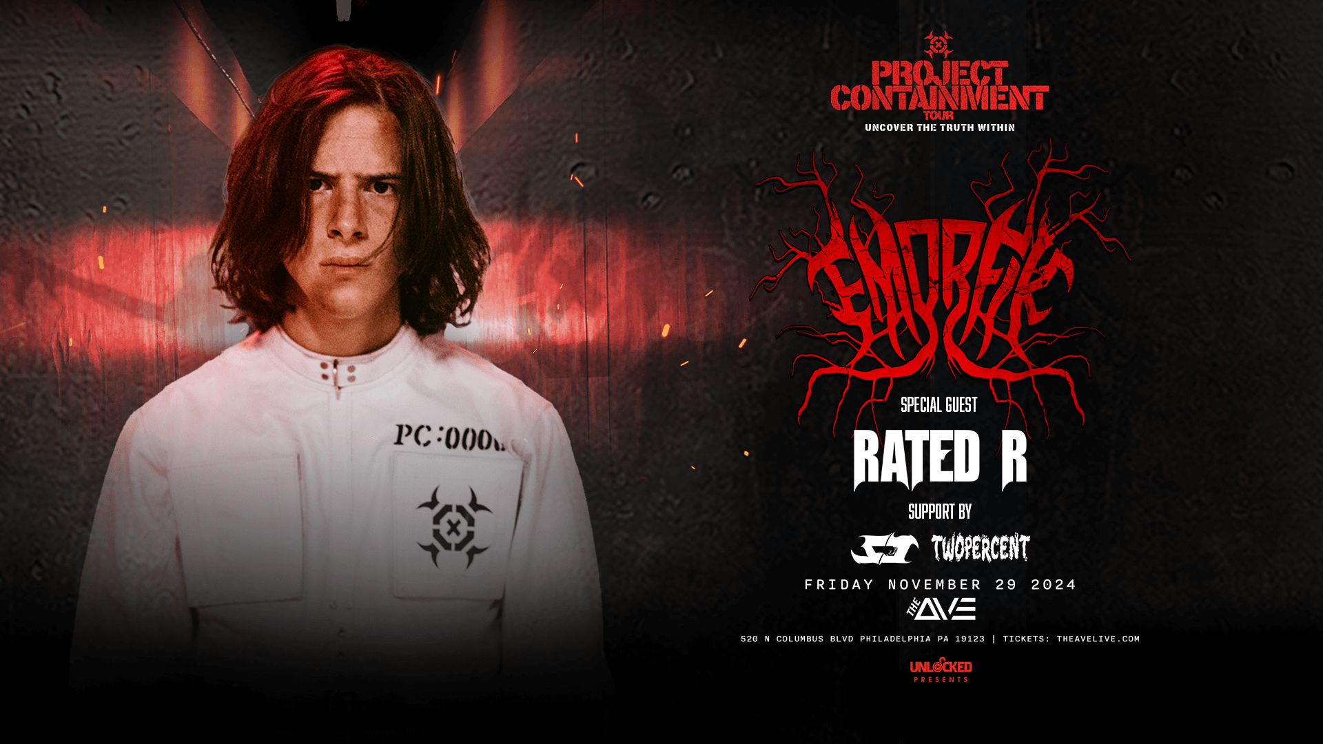 EMORFIK - Project Containment Tour 2024 Tickets at The Ave Live in ...