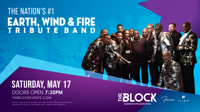 Earth Wind & Fire Tribute Band at The Block Tickets at The Block at ...