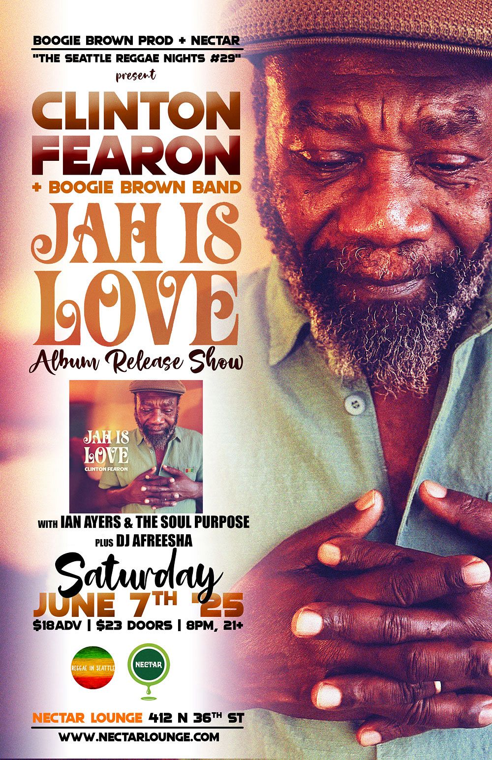 CLINTON FEARON & Boogie Brown Band with Ian Ayers & the Soul Purpose plus DJ Afreesha Tickets at ...