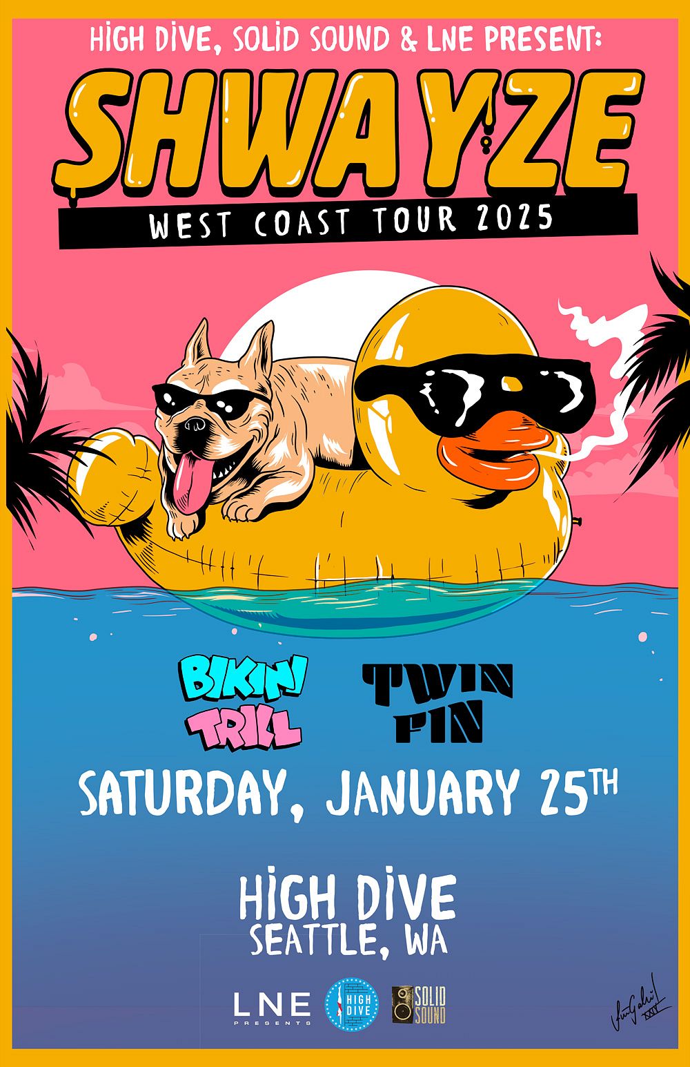 SHWAYZE with Bikini Trill and Twin Fin Tickets at High Dive in Seattle ...