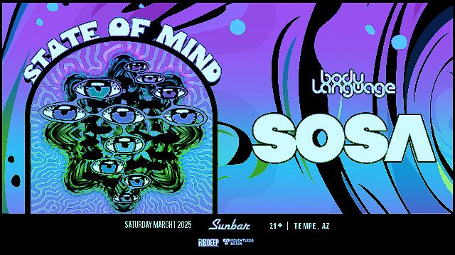 SOSA UK Tickets at Sunbar Tempe in Tempe by .Relentless Beats | Tixr