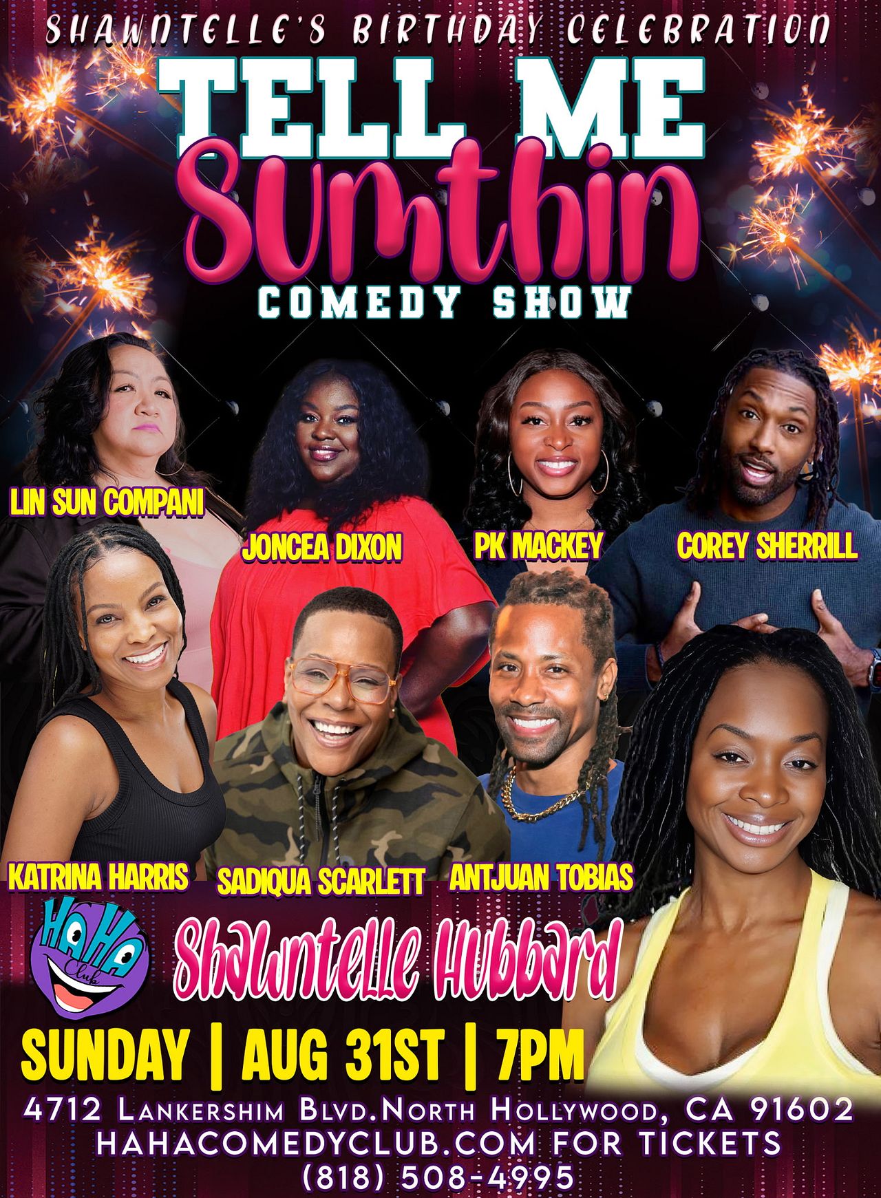 Tell Me Somethin Shawntelle & Friends Tickets at Ha Ha Comedy Club in Los Angeles by Haha Comedy ...