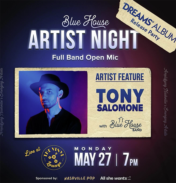 Blue House Artist Night - Full Band Open Mic, hosted by Blue House Band ...