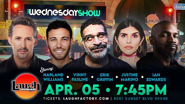 The Wednesday Show Tickets at Laugh Factory Hollywood in Los Angeles by ...