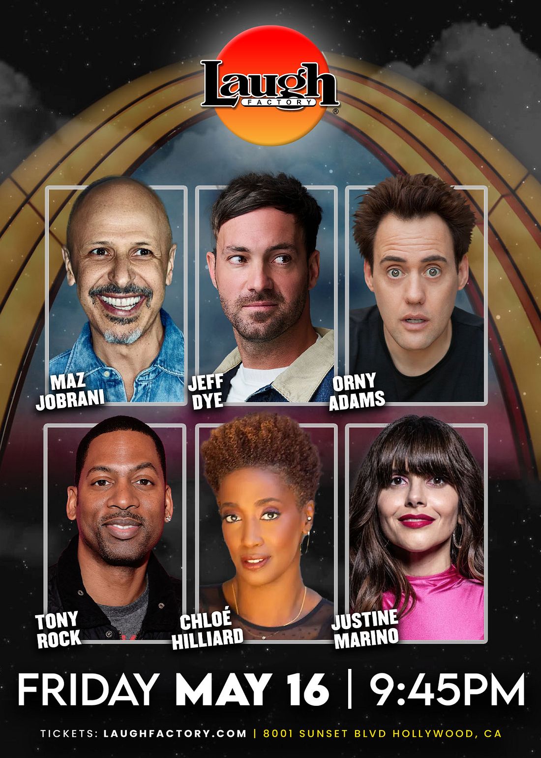 Friday Night All-Star Tickets at Laugh Factory Hollywood in Los Angeles ...
