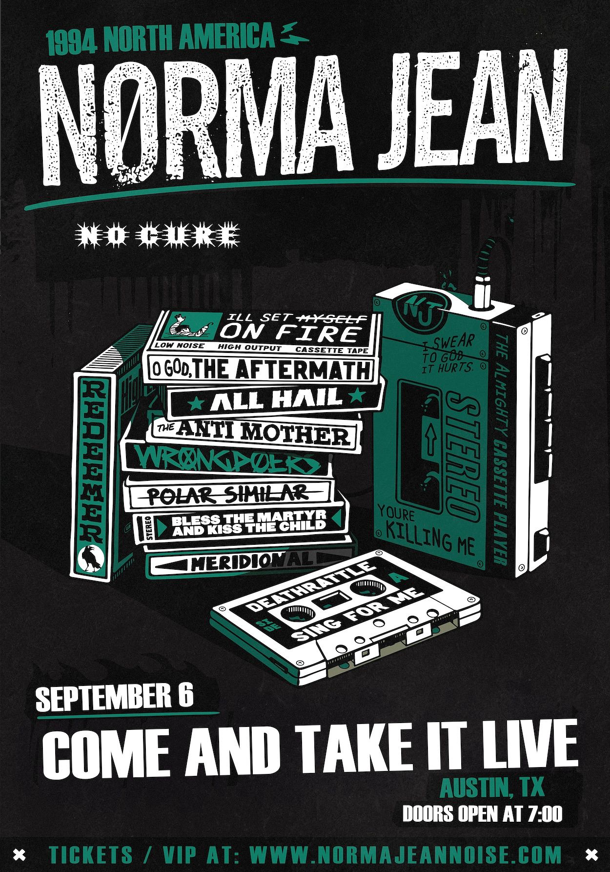 Norma Jean (Austin) Tickets at Come And Take It Live in Austin by Din ...
