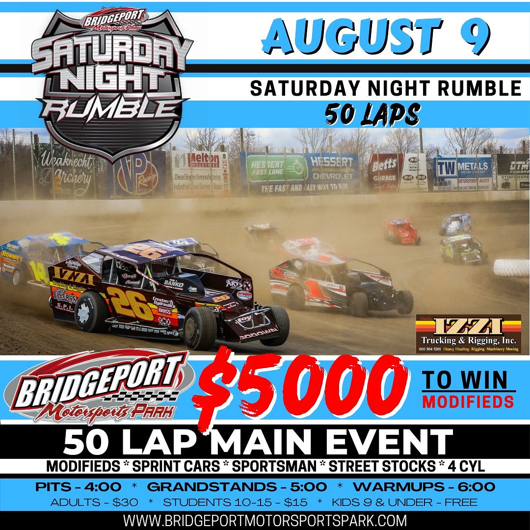 Saturday Night Rumble - August 9th, 2025 Tickets at Bridgeport ...