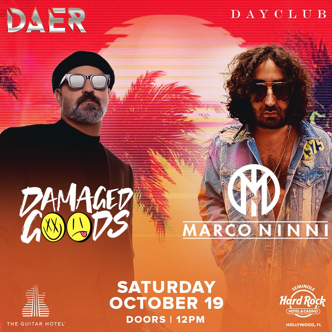 Saturday, October 19th | DAER Dayclub Tickets at DAER Dayclub South ...