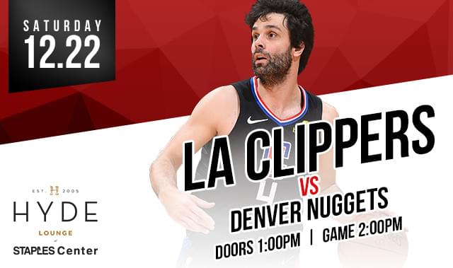 LA Clippers vs. Denver Nuggets Tickets at Hyde STAPLES in Los Angeles ... LA Clippers vs. Denver Nuggets Tickets at Hyde STAPLES in Los Angeles ...