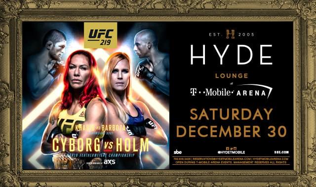 UFC 219: CYBORG VS. HOLM Tickets at Hyde T-Mobile Arena in Las Vegas by ...