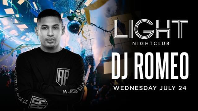 DJ ROMEO Tickets at LIGHT Nightclub in Las Vegas by LIGHT Nightclub ...