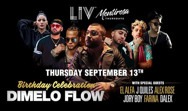 Mentirosa: Dímelo Flow, El Alfa, JQuiles & Company Tickets at LIV in ...