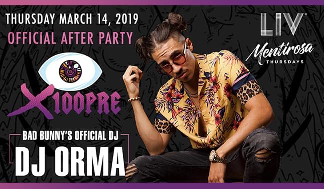 DJ Orma Tickets at LIV in Miami Beach by LIV | Tixr