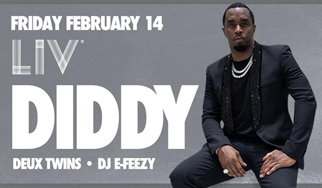Diddy Tickets at LIV in Miami Beach by LIV | Tixr