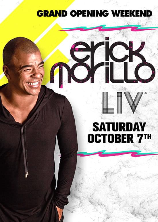 Erick Morillo Tickets at LIV in Miami Beach by LIV | Tixr