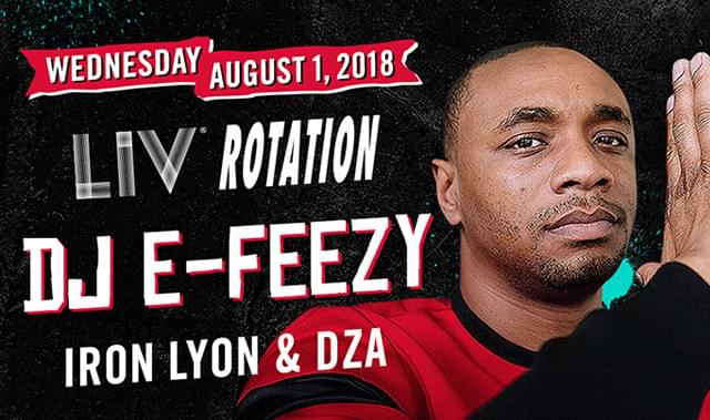 Rotation Presents Dj E Feezy Tickets At Liv In Miami Beach By Liv Tixr