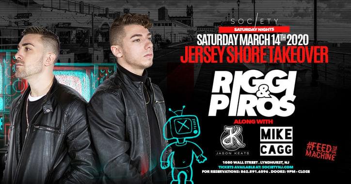 Society presents Riggi and Piros, Jason Keats Tickets at Society Liquor ...