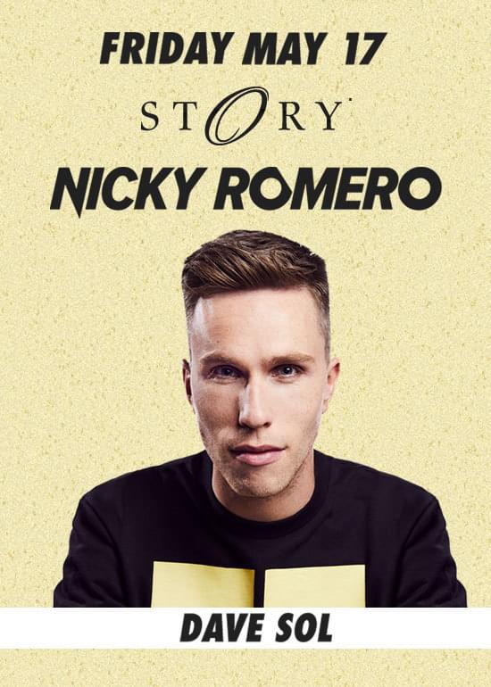Nicky Romero Tickets at Story Nightclub in Miami Beach by STORY | Tixr