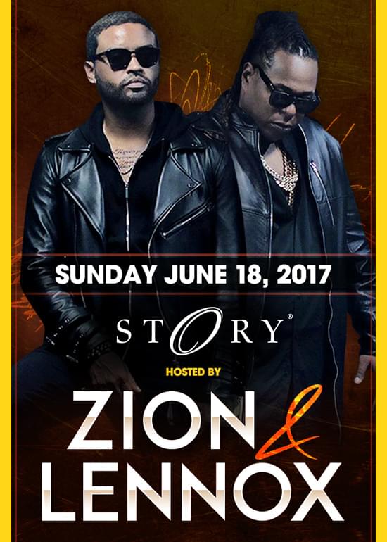 Zion & Lennox Tickets at Story Nightclub in Miami Beach by STORY | Tixr