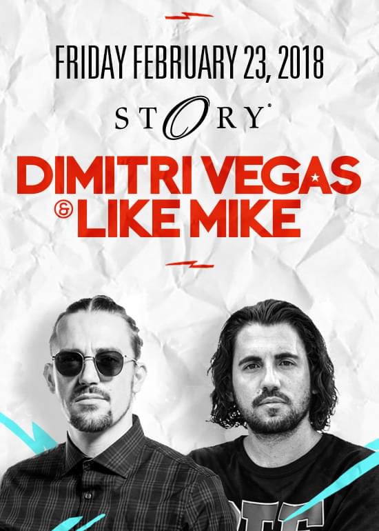 Dimitri Vegas & Like Mike Tickets at Story Nightclub in Miami Beach by ...