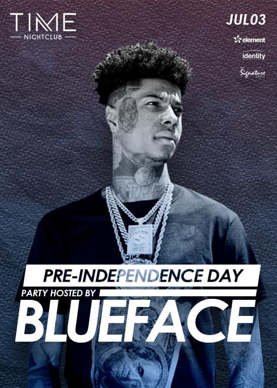 Blueface at Time Nightclub Tickets at TIME Nightclub in Costa Mesa by ...